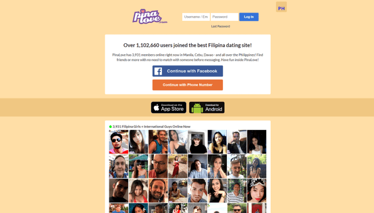 PinaLove Review 2025 | Costs, Pros & Cons | Datingroo